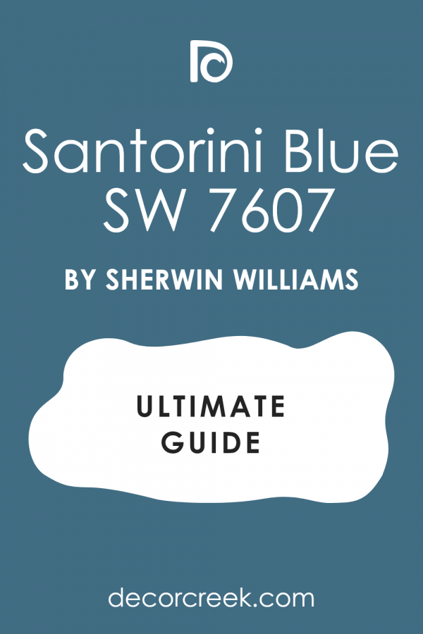 Santorini Blue SW 7607 Paint Color by Sherwin Williams - DecorCreek
