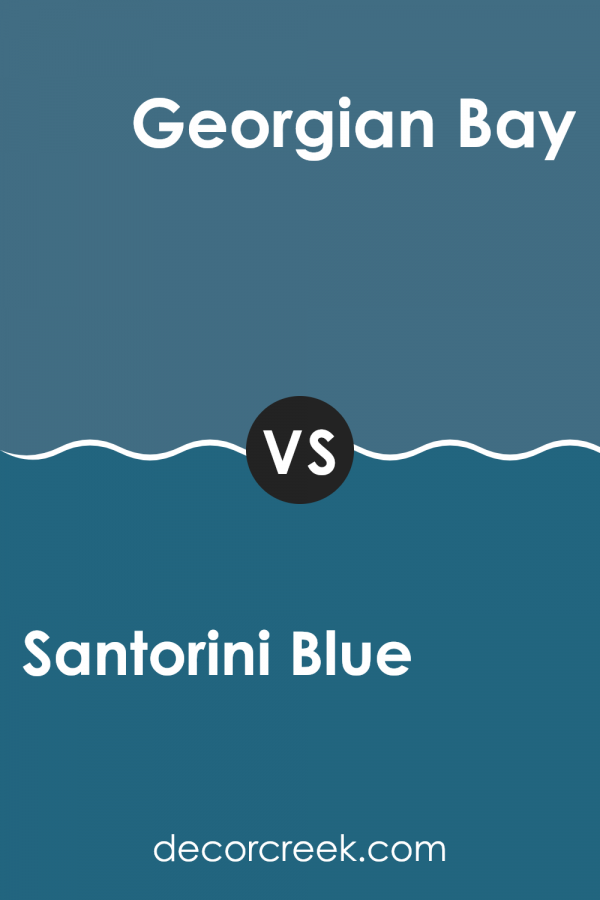 Santorini Blue SW 7607 Paint Color by Sherwin Williams - DecorCreek