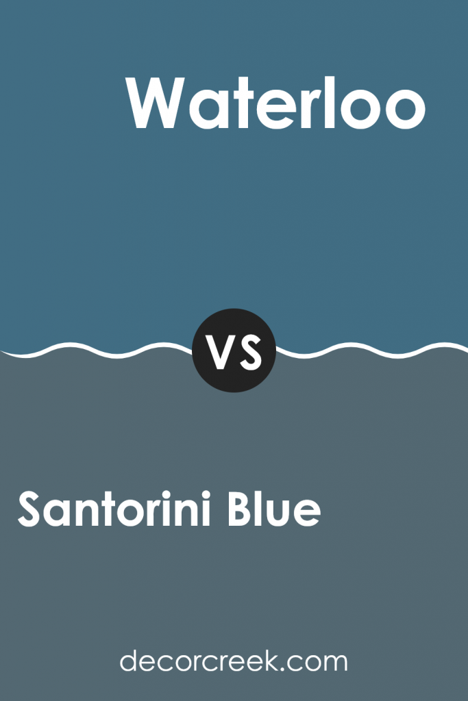 Santorini Blue SW 7607 Paint Color by Sherwin Williams - DecorCreek