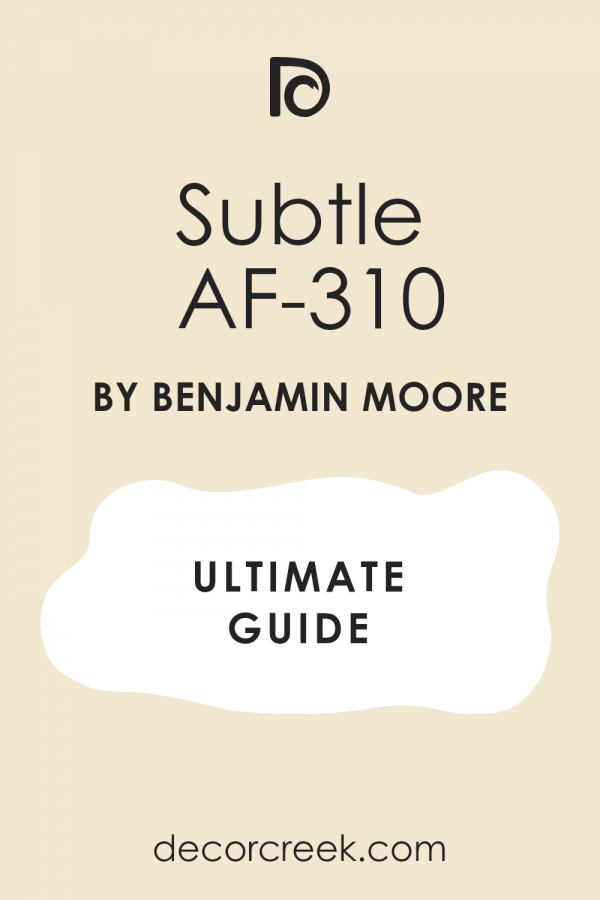Subtle AF-310 Paint Color by Benjamin Moore - DecorCreek