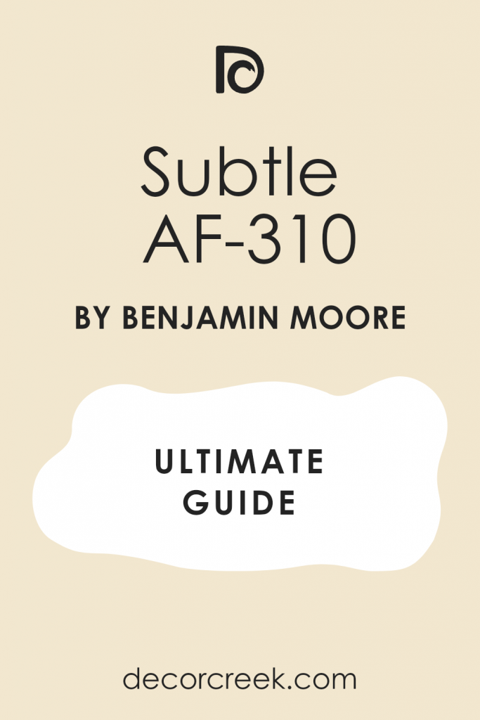 Subtle AF-310 Paint Color by Benjamin Moore - DecorCreek