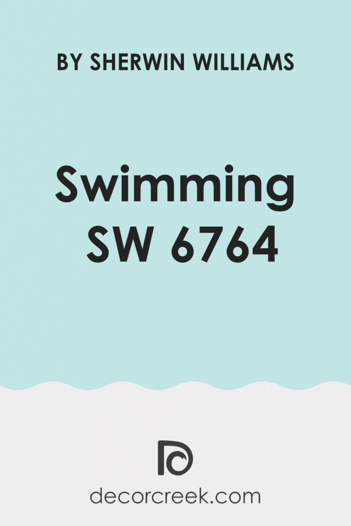 Swimming SW 6764 Paint Color by Sherwin Williams - DecorCreek