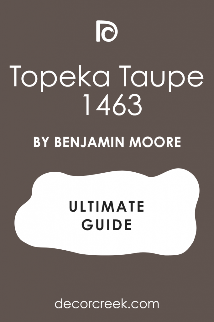 Topeka Taupe 1463 Paint Color by Benjamin Moore - DecorCreek