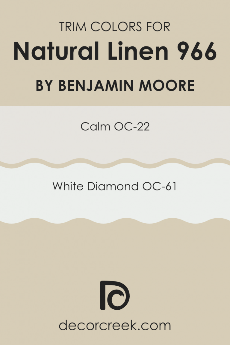 Natural Linen 966 Paint Color by Benjamin Moore - DecorCreek