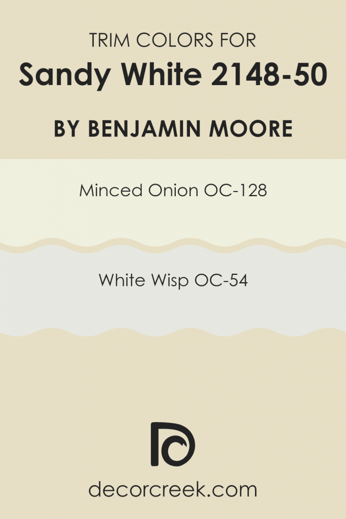Sandy White 2148-50 Paint Color by Benjamin Moore - DecorCreek
