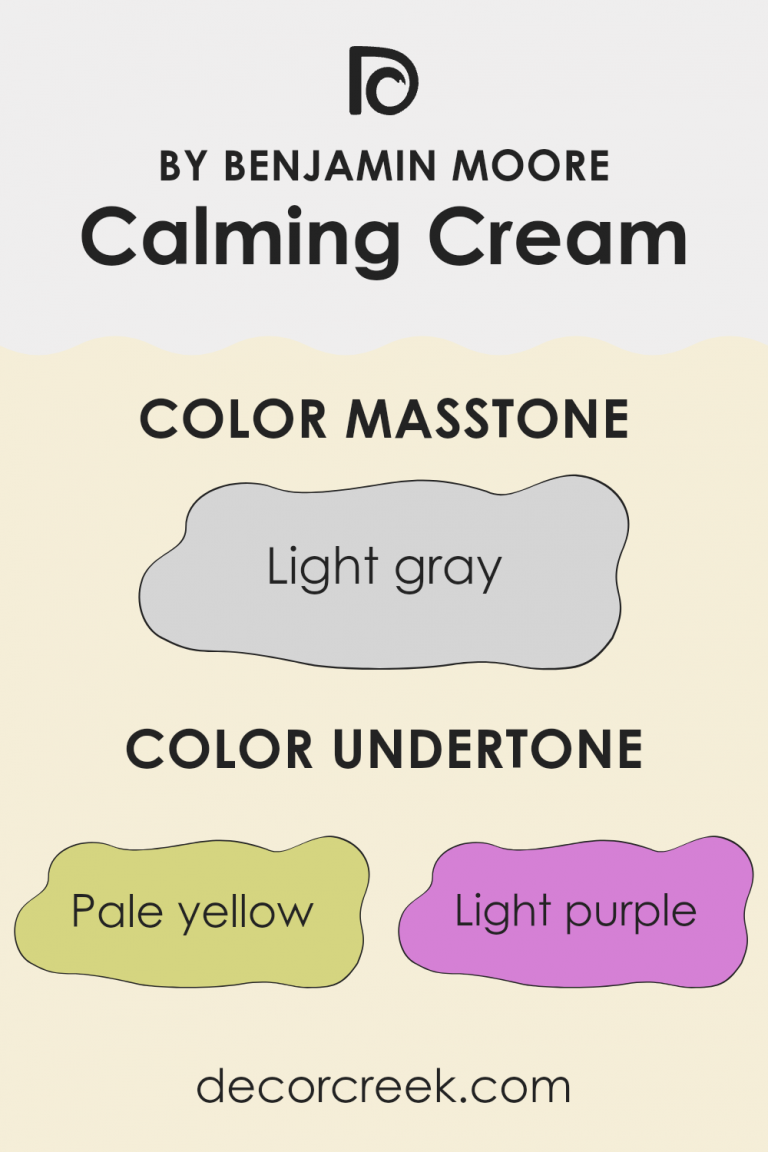 Calming Cream OC-105 Paint Color by Benjamin Moore - DecorCreek