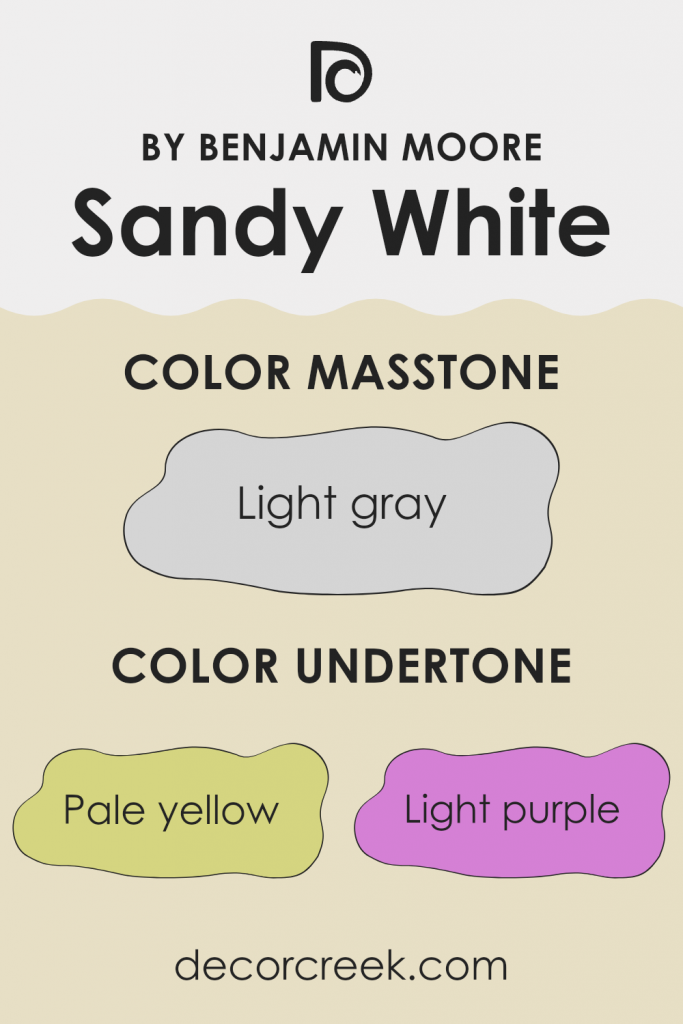 Sandy White 2148-50 Paint Color by Benjamin Moore - DecorCreek