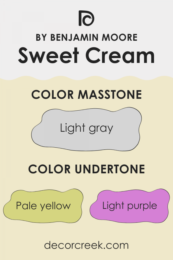 Sweet Cream CSP-935 Paint Color by Benjamin Moore - DecorCreek