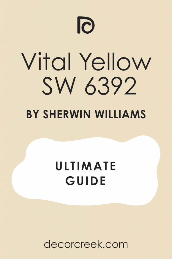 Vital Yellow SW 6392 Paint Color by Sherwin Williams - DecorCreek