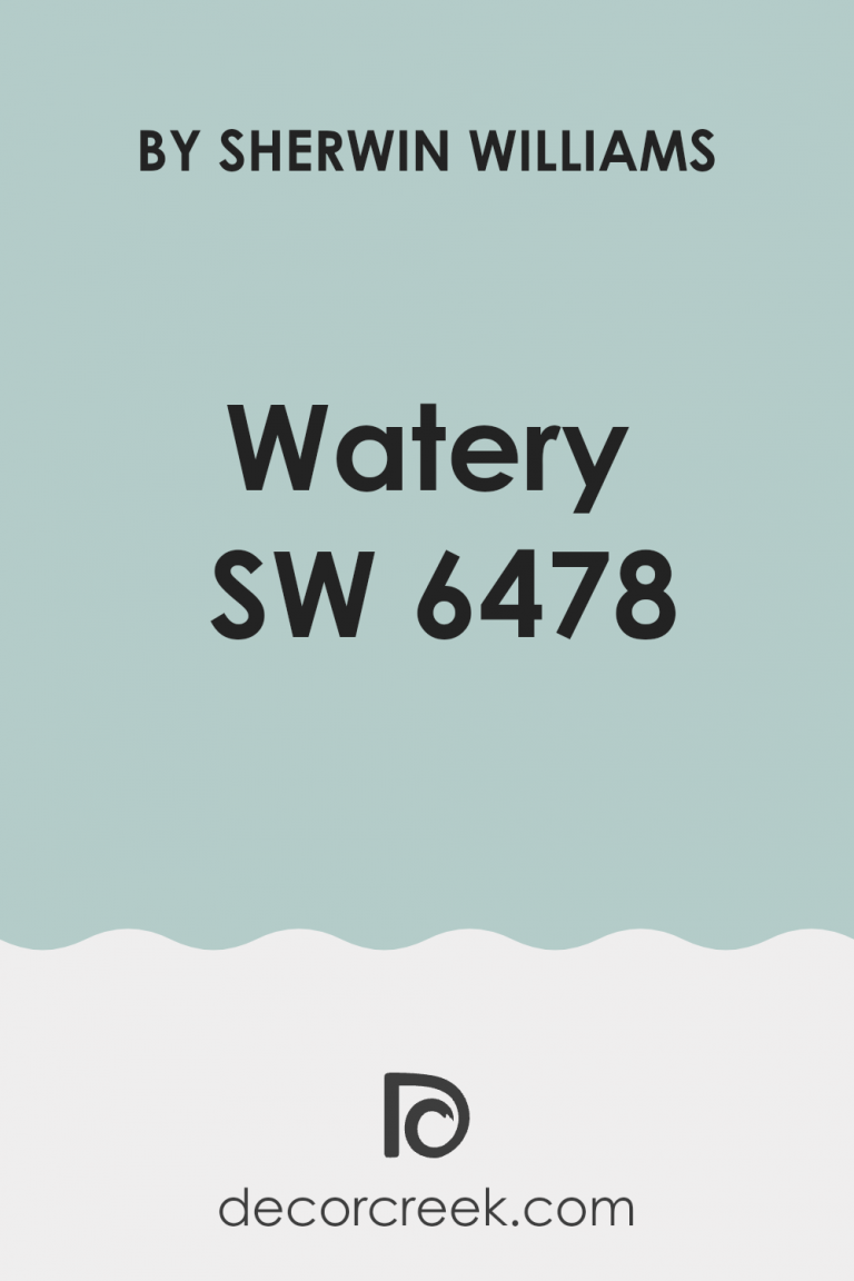 Watery SW 6478 Paint Color by Sherwin Williams - DecorCreek