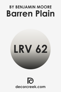 Barren Plain 2111-60 Paint Color by Benjamin Moore - DecorCreek