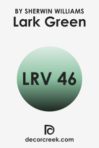 Lark Green SW 6745 Paint Color by Sherwin Williams - DecorCreek