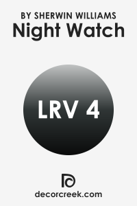 Night Watch SW 9680 Paint Color by Sherwin Williams - DecorCreek