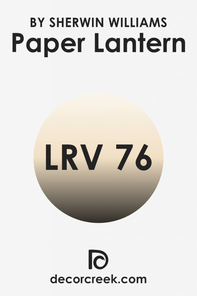 Paper Lantern SW 7676 Paint Color by Sherwin Williams - DecorCreek