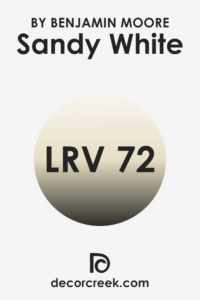 Sandy White 2148-50 Paint Color by Benjamin Moore - DecorCreek