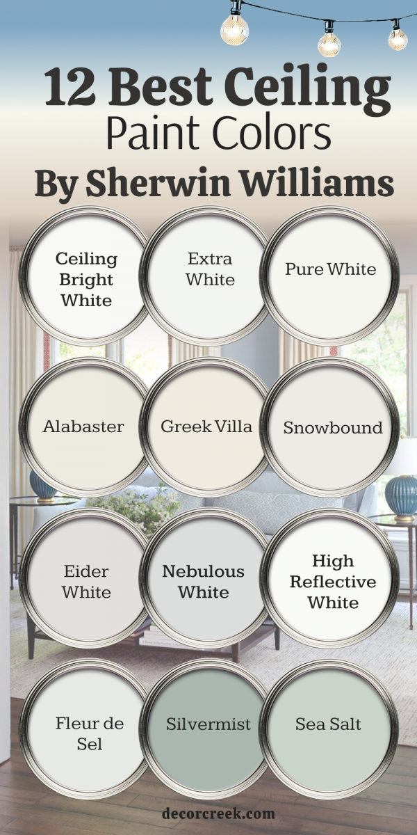 21 Best Ceiling Paint Colors for Every Room and Style - DecorCreek