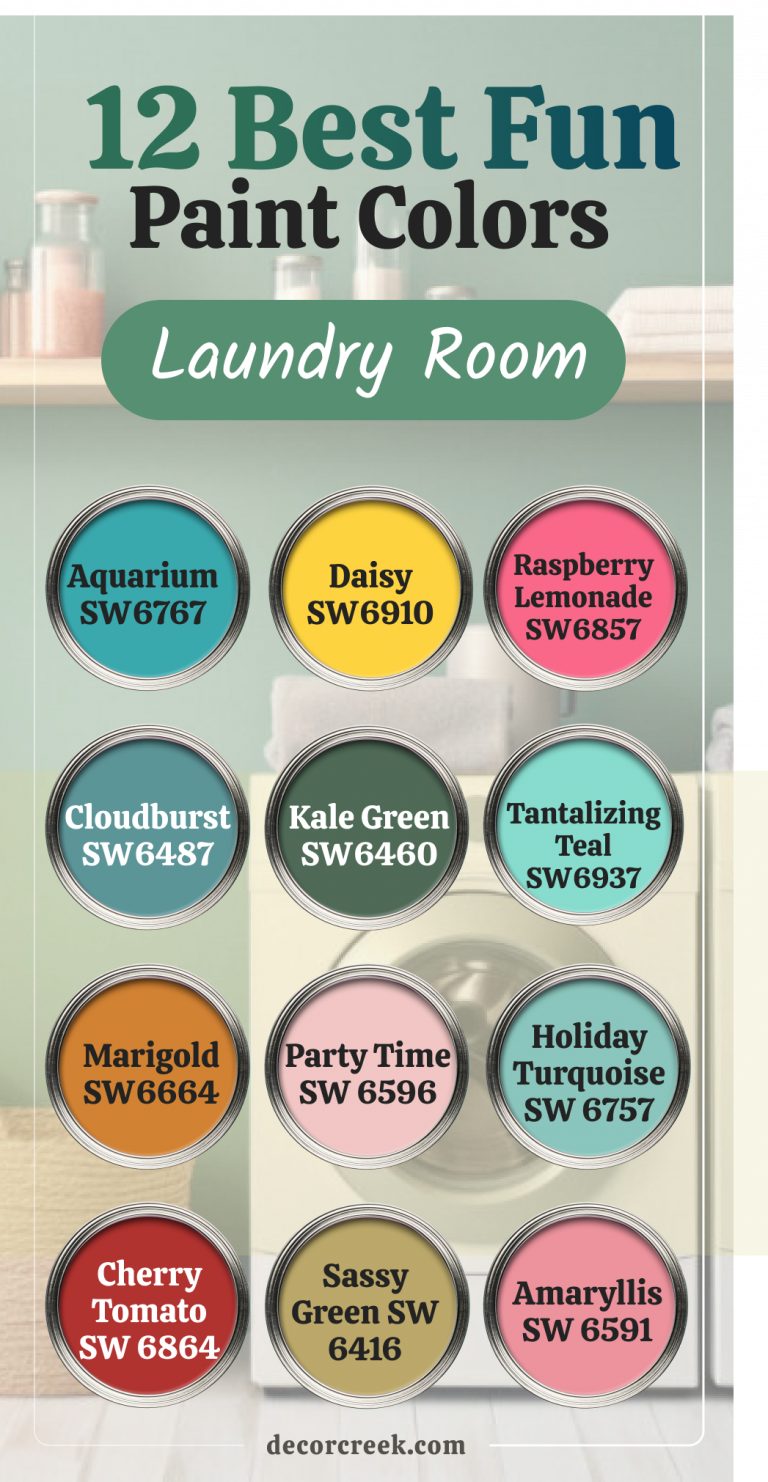 24 Best Paint Colors for the Laundry Room to Brighten Chores and Add ...