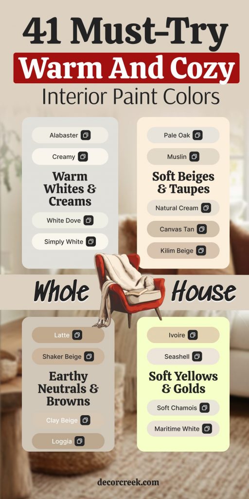 43 Warm and Cozy Paint Colors for the Whole House You’ll Want to Try ...