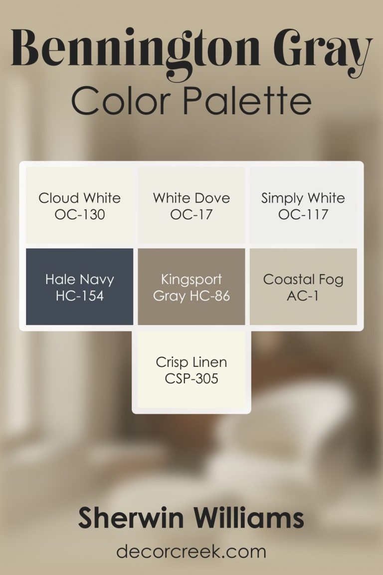 Bennington Gray HC-82 Paint Color by Benjamin Moore - DecorCreek