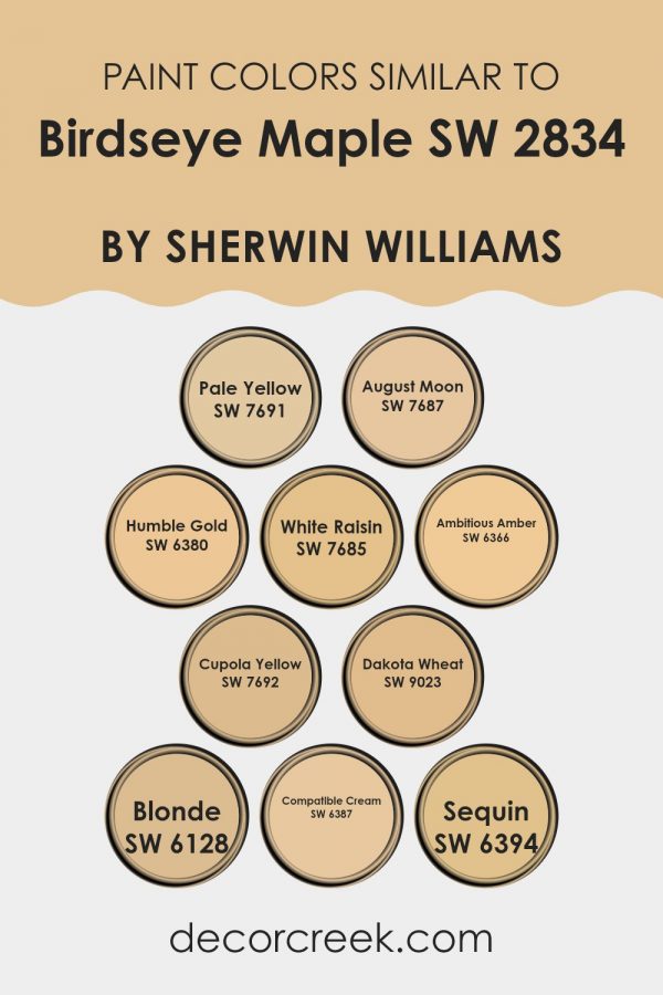 Birdseye Maple SW 2834 Paint Color by Sherwin Williams - DecorCreek
