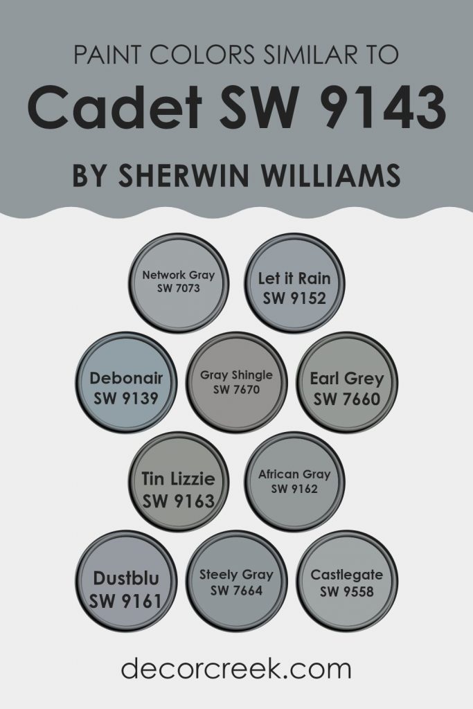 Cadet SW 9143 Paint Color by Sherwin Williams - DecorCreek
