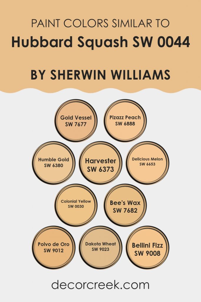 Hubbard Squash SW 0044 Paint Color by Sherwin Williams - DecorCreek