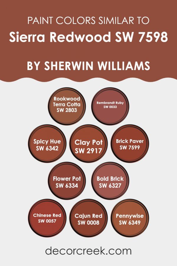 Sierra Redwood SW 7598 Paint Color by Sherwin Williams - DecorCreek