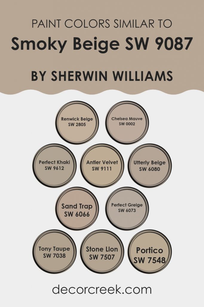 Smoky Beige SW 9087 Paint Color by Sherwin Williams - DecorCreek