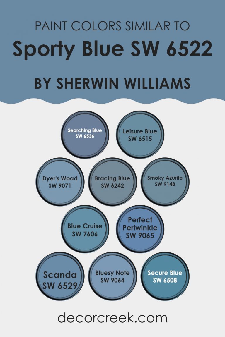 Sporty Blue SW 6522 Paint Color by Sherwin Williams - DecorCreek