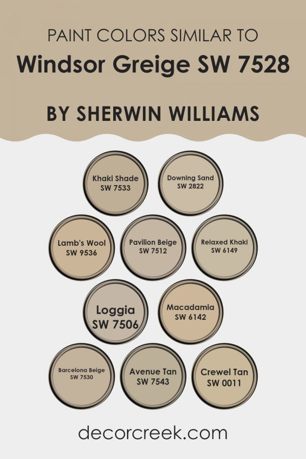 Windsor Greige SW 7528 Paint Color by Sherwin Williams - DecorCreek