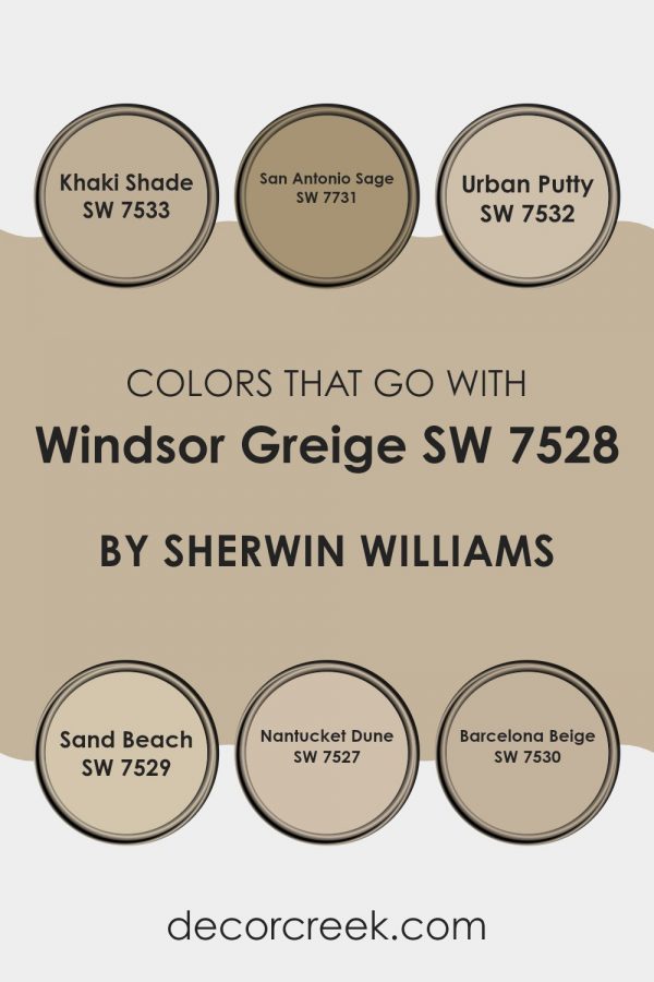 Windsor Greige SW 7528 Paint Color by Sherwin Williams - DecorCreek