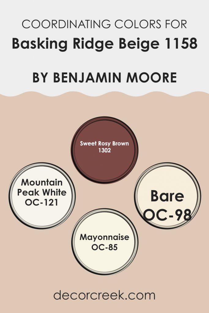 Basking Ridge Beige 1158 Paint Color by Benjamin Moore - DecorCreek
