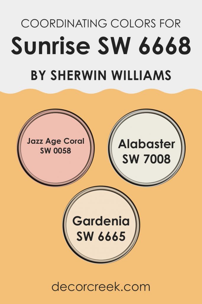 Sunrise SW 6668 Paint Color by Sherwin Williams - DecorCreek