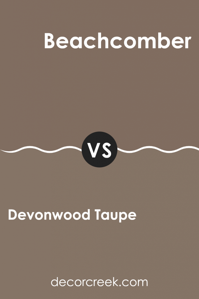 Devonwood Taupe 1008 Paint Color by Benjamin Moore - DecorCreek