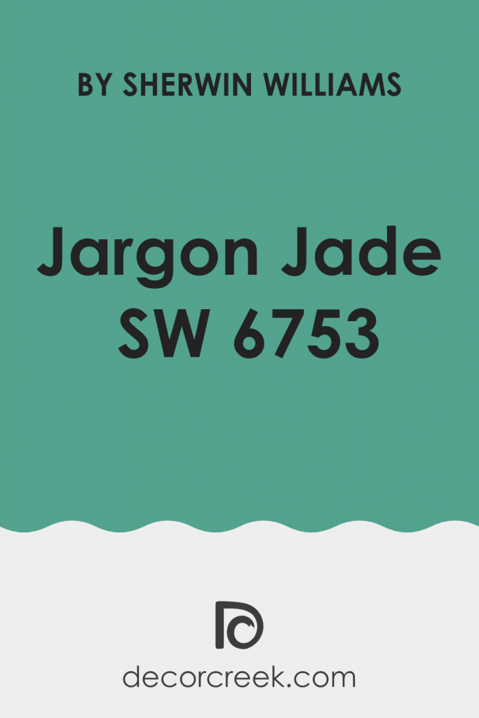 Jargon Jade SW 6753 Paint Color by Sherwin Williams - DecorCreek