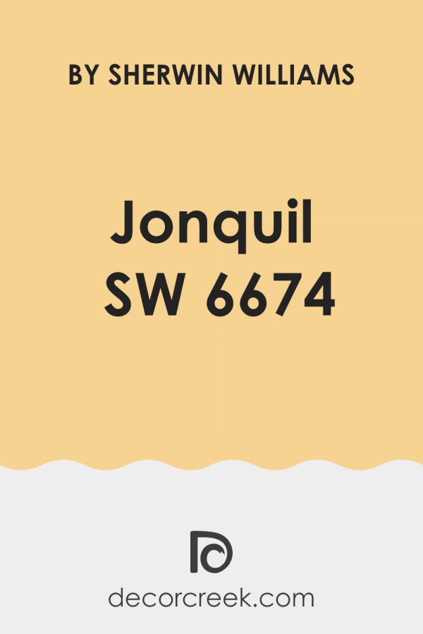 Jonquil SW 6674 Paint Color by Sherwin Williams - DecorCreek