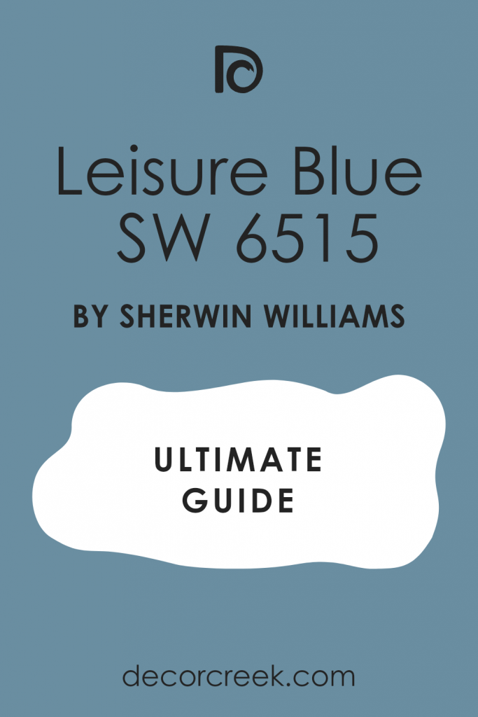 Leisure Blue SW 6515 Paint Color by Sherwin Williams - DecorCreek