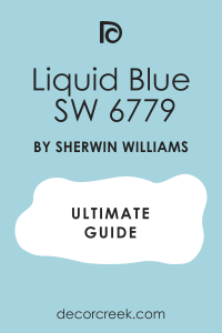 Liquid Blue SW 6779 Paint Color by Sherwin Williams - DecorCreek