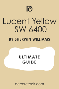 Lucent Yellow SW 6400 Paint Color by Sherwin Williams - DecorCreek