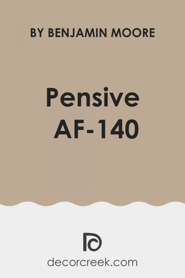 Pensive AF-140 Paint Color by Benjamin Moore - DecorCreek