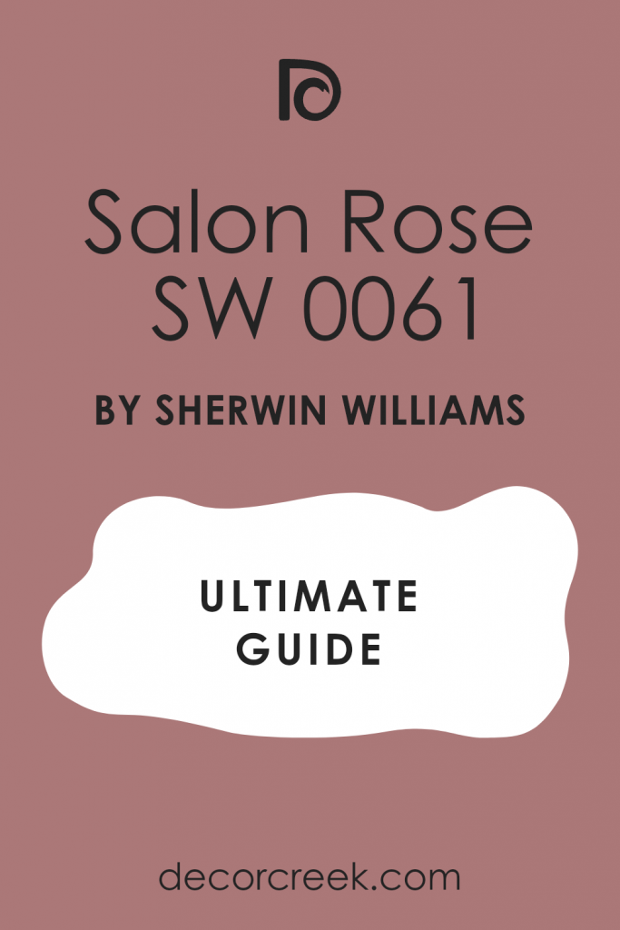 Salon Rose SW 0061 Paint Color by Sherwin Williams - DecorCreek