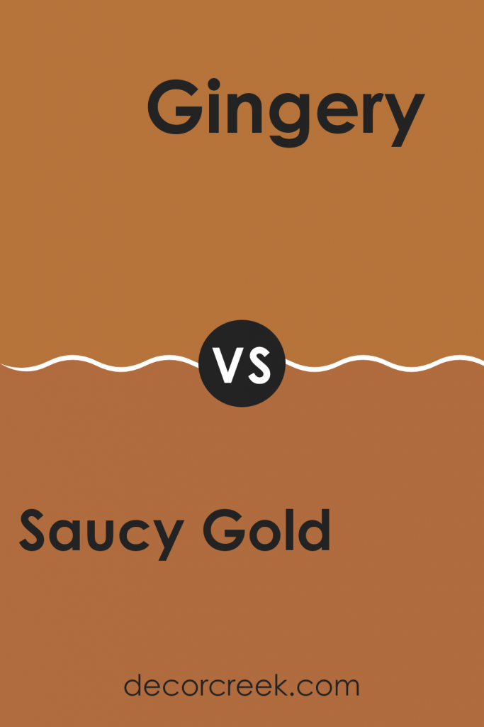 Saucy Gold SW 6370 Paint Color by Sherwin Williams - DecorCreek