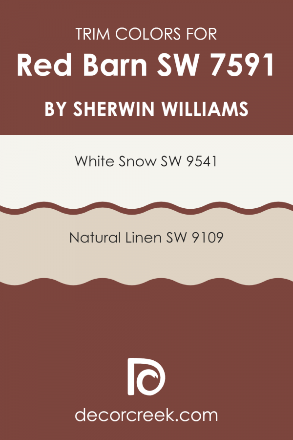 Red Barn SW 7591 Paint Color by Sherwin Williams - DecorCreek