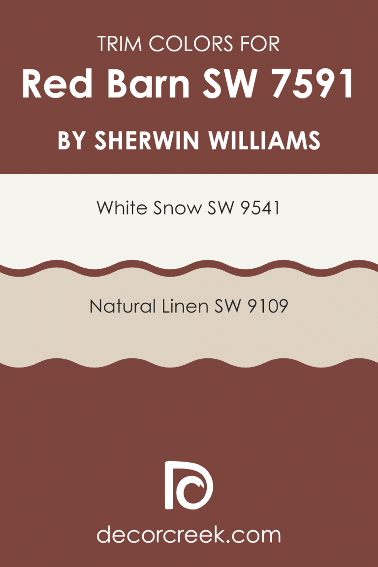 Red Barn SW 7591 Paint Color by Sherwin Williams - DecorCreek