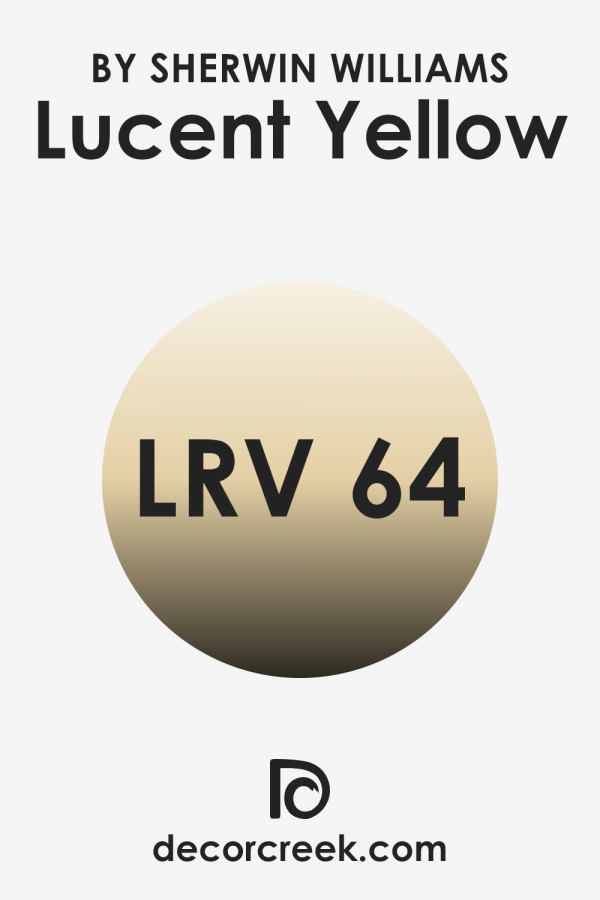 Lucent Yellow SW 6400 Paint Color by Sherwin Williams - DecorCreek