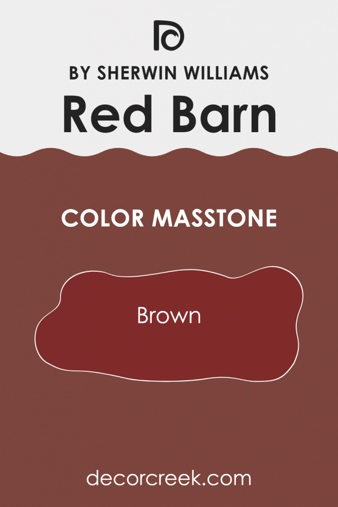Red Barn SW 7591 Paint Color by Sherwin Williams - DecorCreek