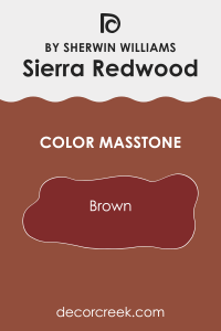 Sierra Redwood SW 7598 Paint Color by Sherwin Williams - DecorCreek