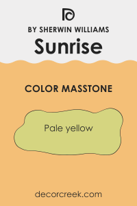 Sunrise SW 6668 Paint Color by Sherwin Williams - DecorCreek