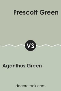 Aganthus Green 472 Paint Color by Benjamin Moore - DecorCreek
