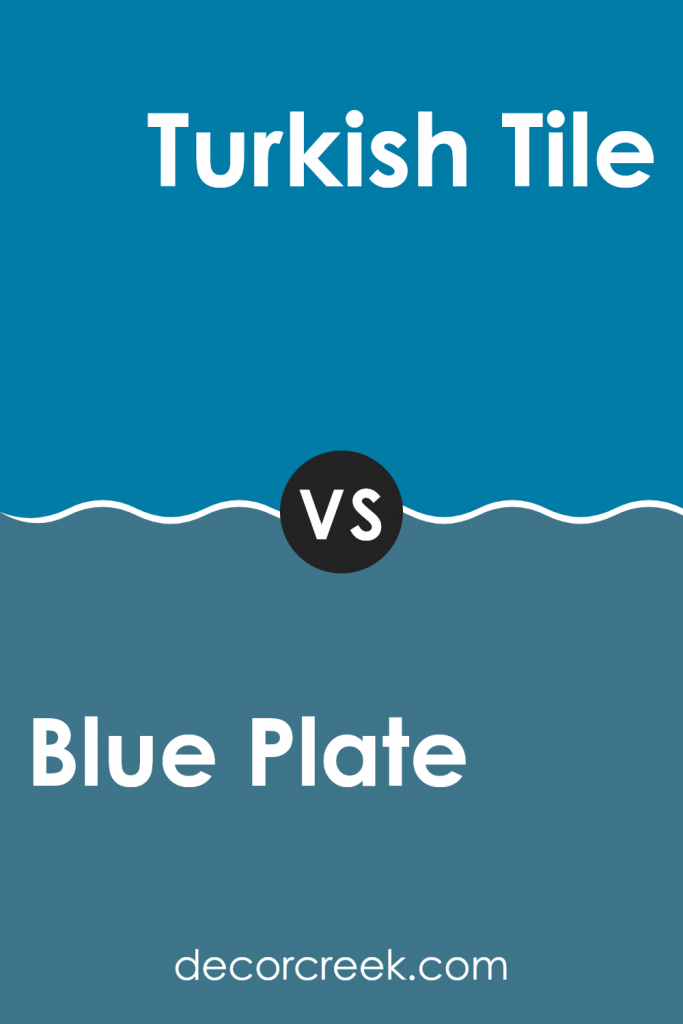 Blue Plate SW 6796 Paint Color by Sherwin Williams - DecorCreek